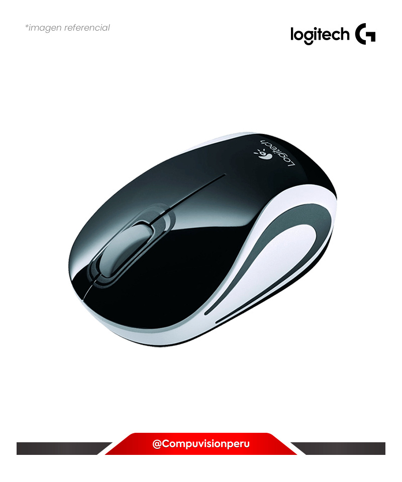 MOUSE LOGITECH M187 INALÁMBRICO ULTRAPORTÁTIL BLACK USB 910-005459, MOUSE