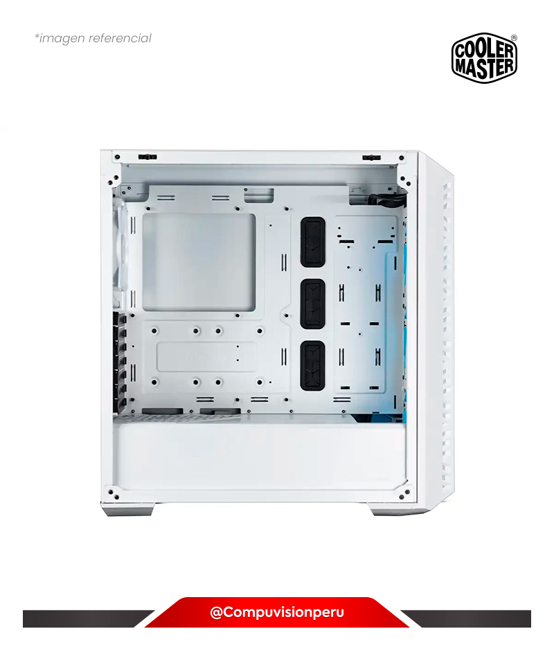 CASE COOLER MASTER MASTERBOX 520 MESH WHITE ARGB ATX TEMPERED GLASS 3 ...