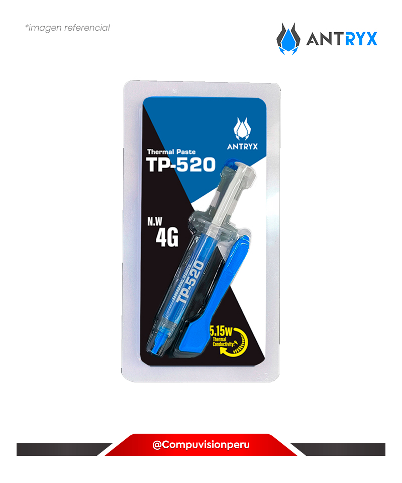 PASTA TERMICA ANTRYX TP-520 4GR ATP520-4GR 710859909149, ACCESORIOS