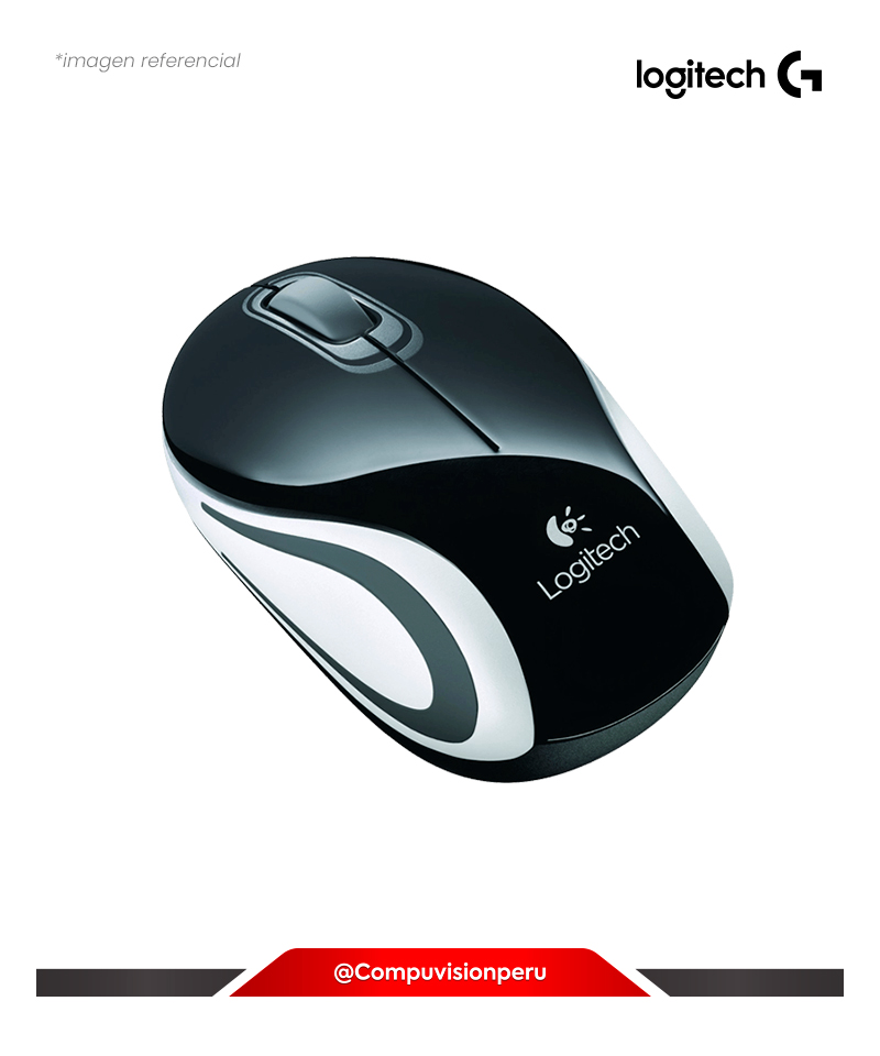 MOUSE LOGITECH M187 INALÁMBRICO ULTRAPORTÁTIL BLACK USB 910-005459, MOUSE